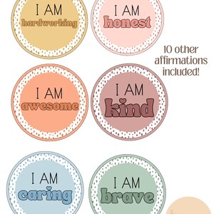 Affirmation Station | Speckle Soft Brights | Bulletin Board or Mirror ...