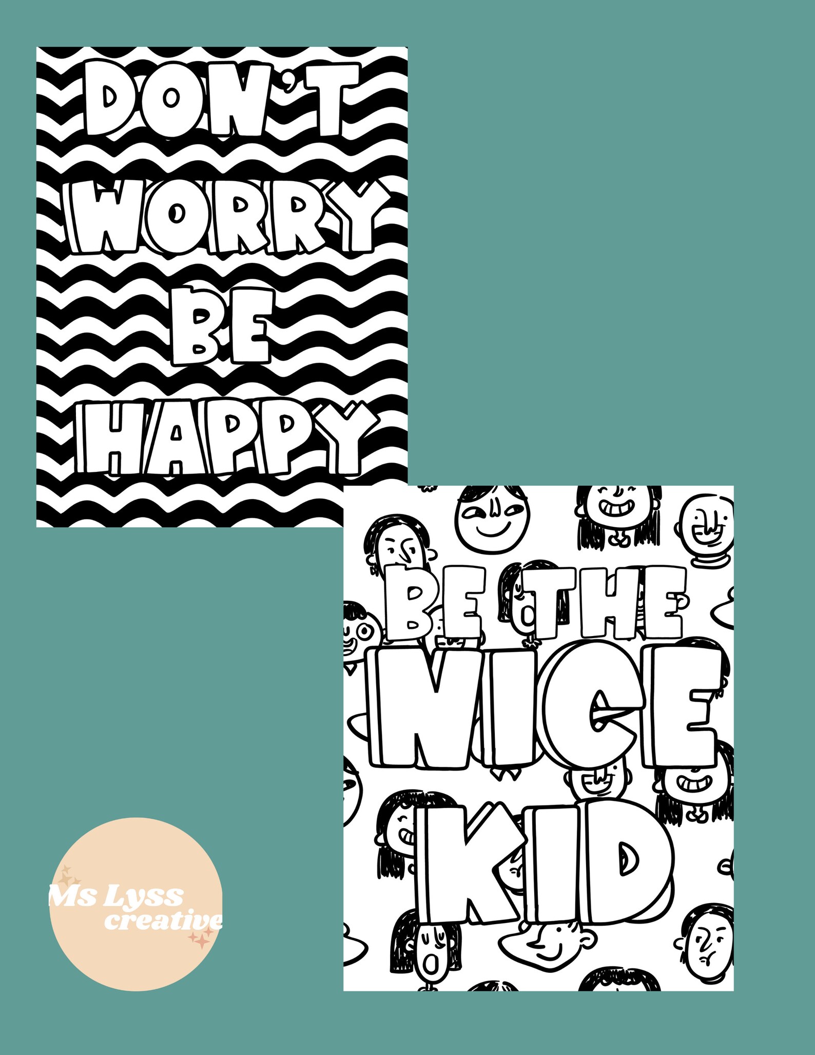 Positively Good Vibes Colouring Sheets, Motivational Colouring Sheets ...