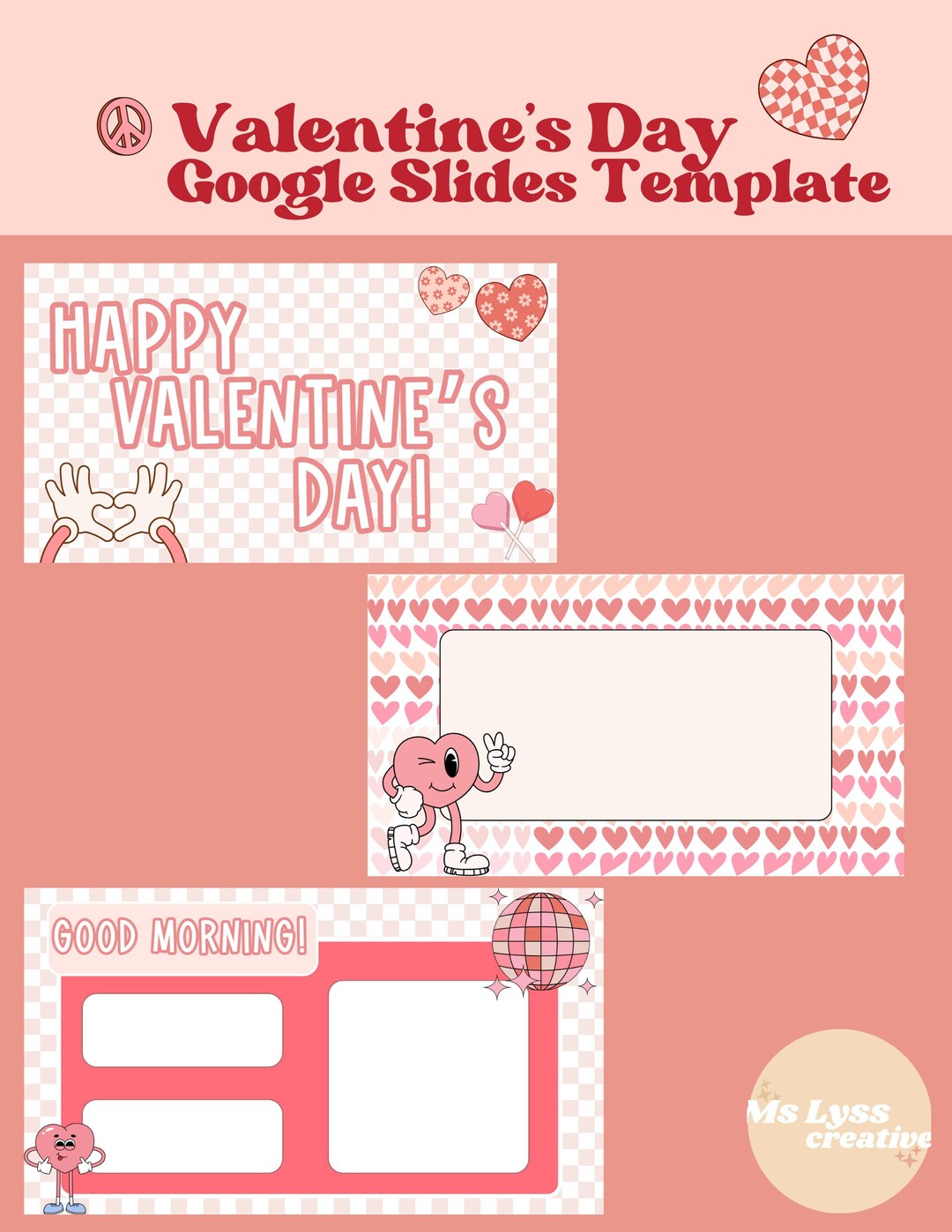 Valentine's Day Google Slides Template, Compatible With Google Slides ...