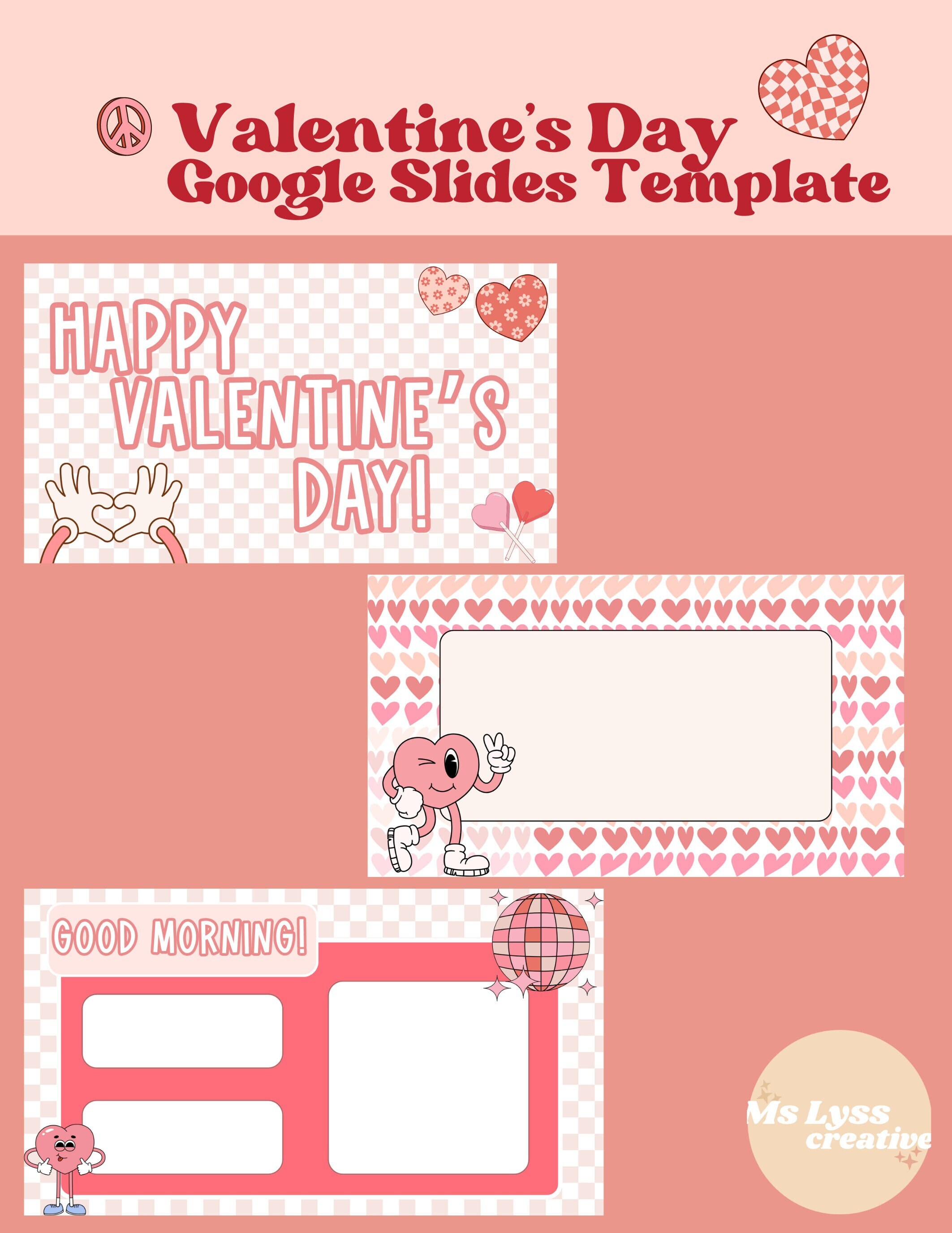 Valentine's Day Google Slides Template, Compatible With Google Slides ...
