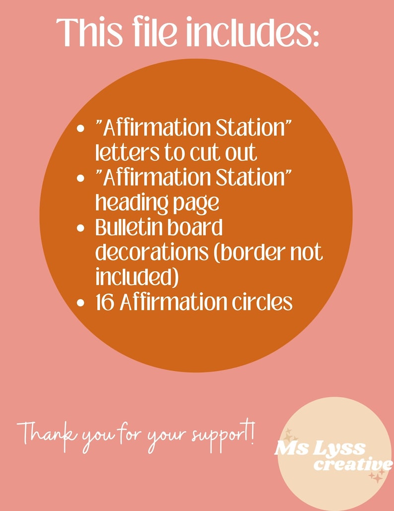 Affirmation Station | Speckle Soft Brights | Bulletin Board or Mirror ...