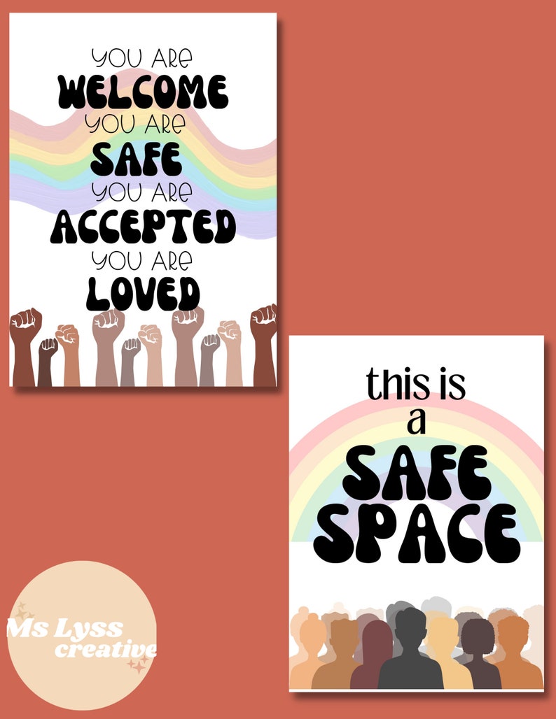 Inclusivity, Diversity, Classroom Poster Pack, Decor Poster Set ...