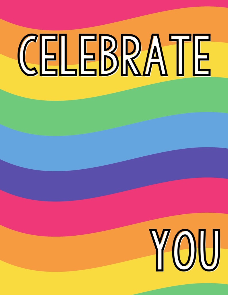 Pride Poster Set, Set of 6 Pride Classroom Posters, Decor Poster Set ...