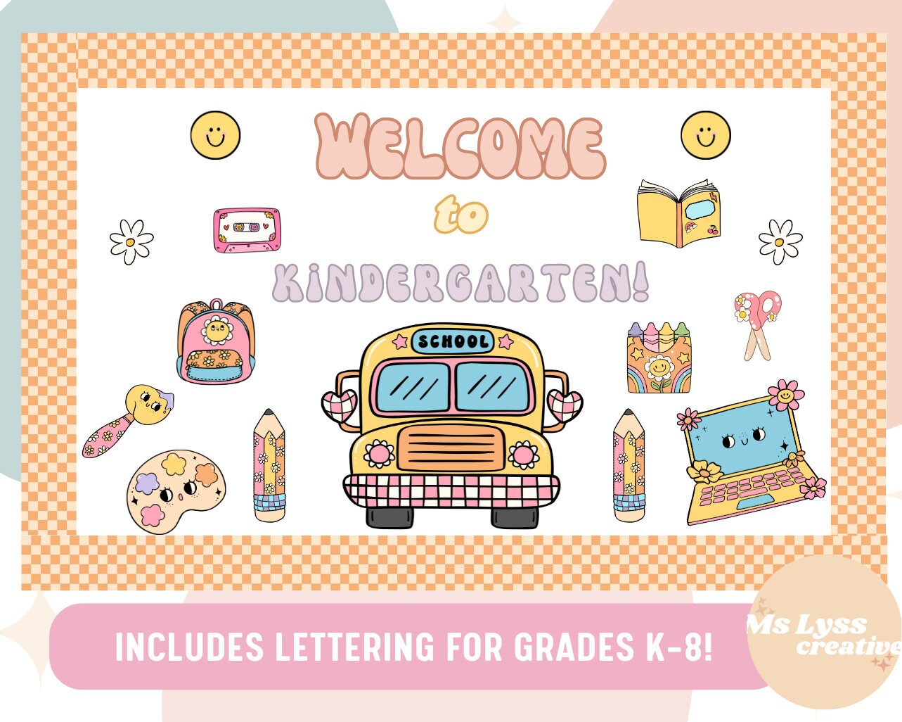 Back to School Bulletin Board Kit | Welcome Back to School | Fall - Etsy
