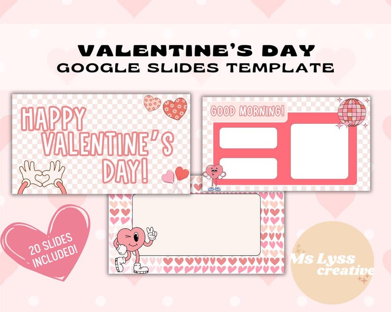 Valentine's Day Google Slides Template, Compatible With Google Slides ...