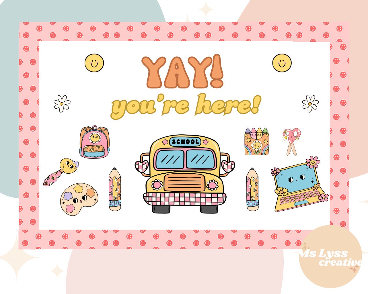 Back to School Bulletin Board Kit | Welcome Back to School | Fall - Etsy