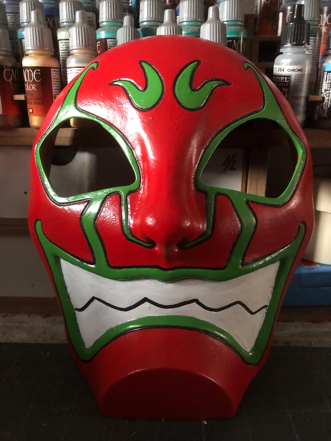 Overlord Mask of Envy Hand Painted Manga Anime Mask Helmet Cosplay - Etsy