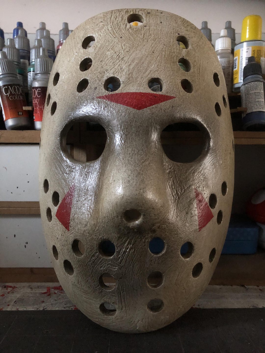 Jason Hand Painted Horror Mask Prop Cosplay Friday the 13th - Etsy