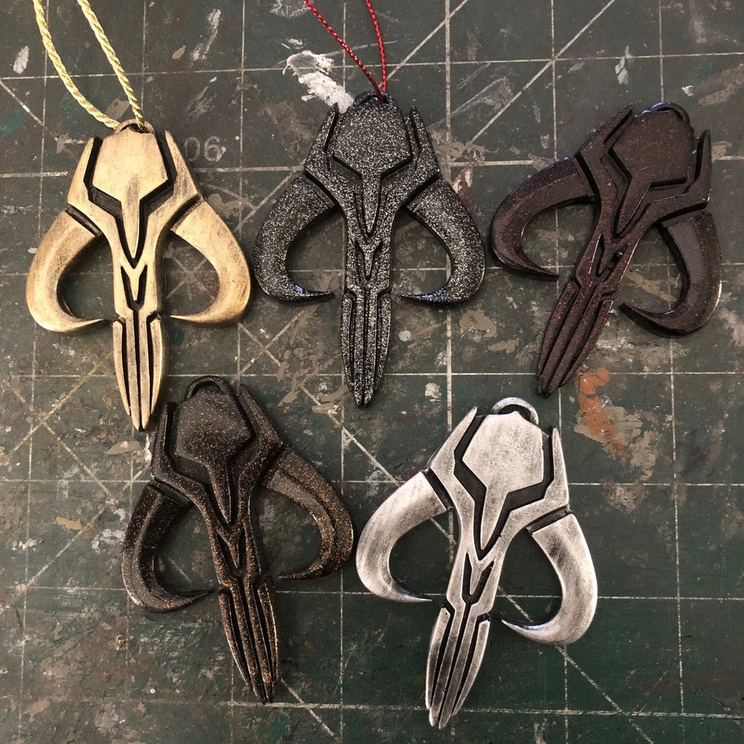 Mandalorian Mando Star Wars Hand Made Christmas Decoration Tree ...
