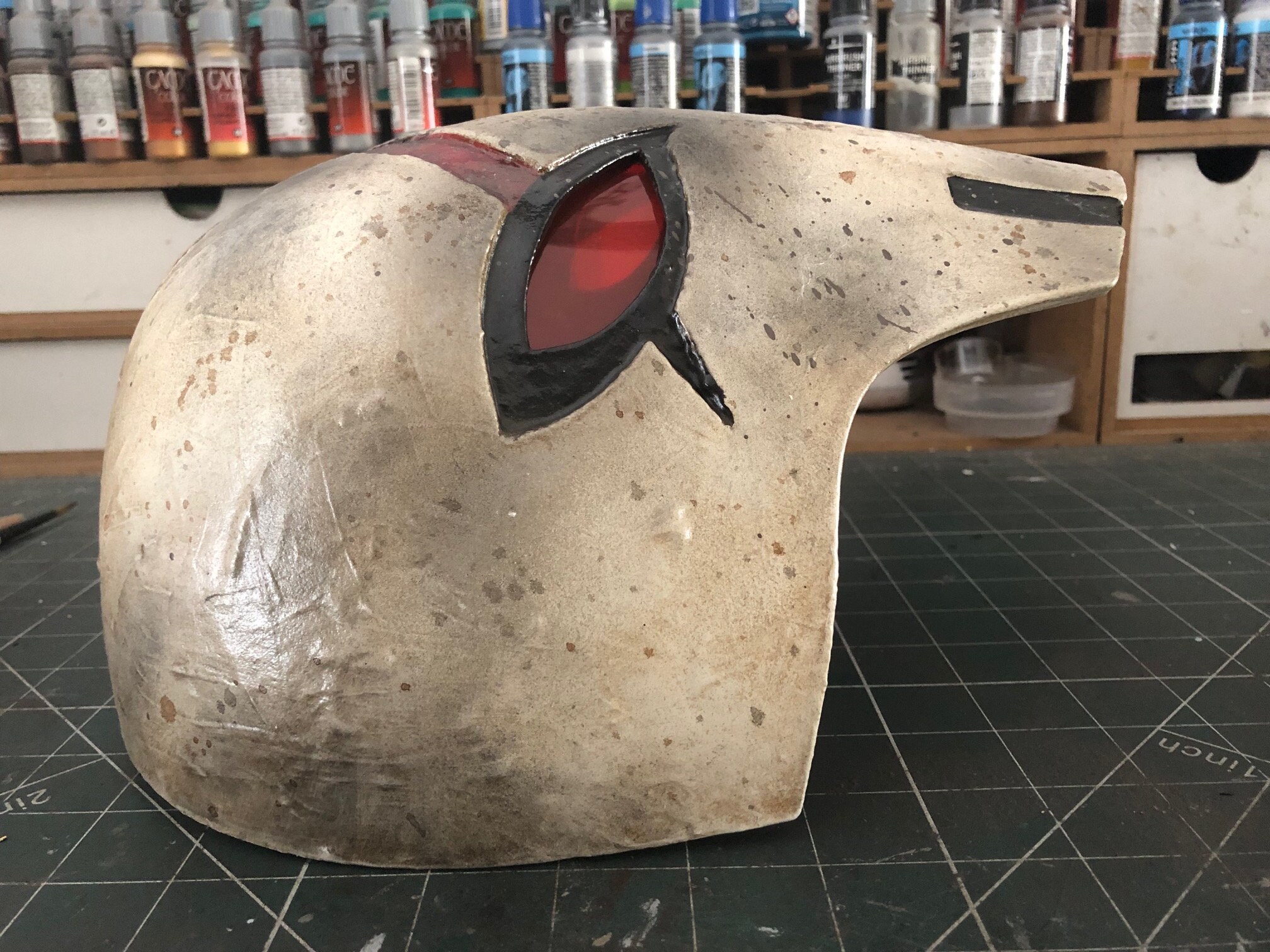 Red X Teen Titans Mask Helmet DC Comics Display Hand Painted - Etsy UK