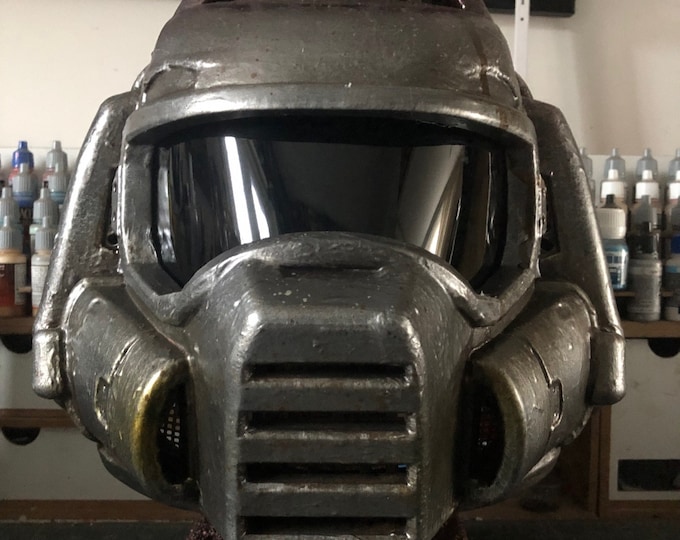Hand Painted Doom Doomguy Mask Helmet Life Size Wearable Prop Cosplay ...