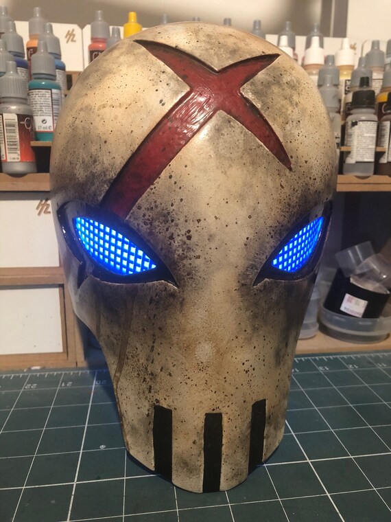 Red X Teen Titans Mask Helmet DC Comics Display Hand Painted - Etsy UK