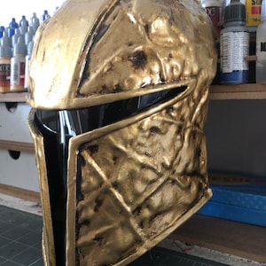 Mandalore the Ultimate Mando Mandalorian Hand Painted Star Wars Helmet ...