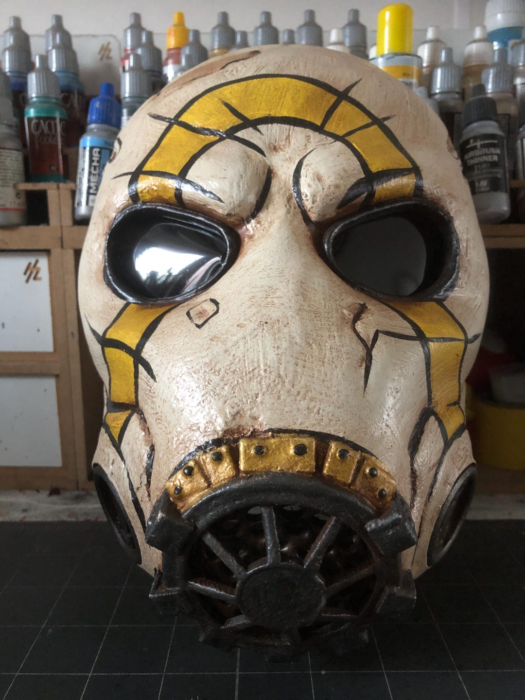 Borderlands Psycho Hand Painted Mask Helmet Gaming Prop Cosplay - Etsy