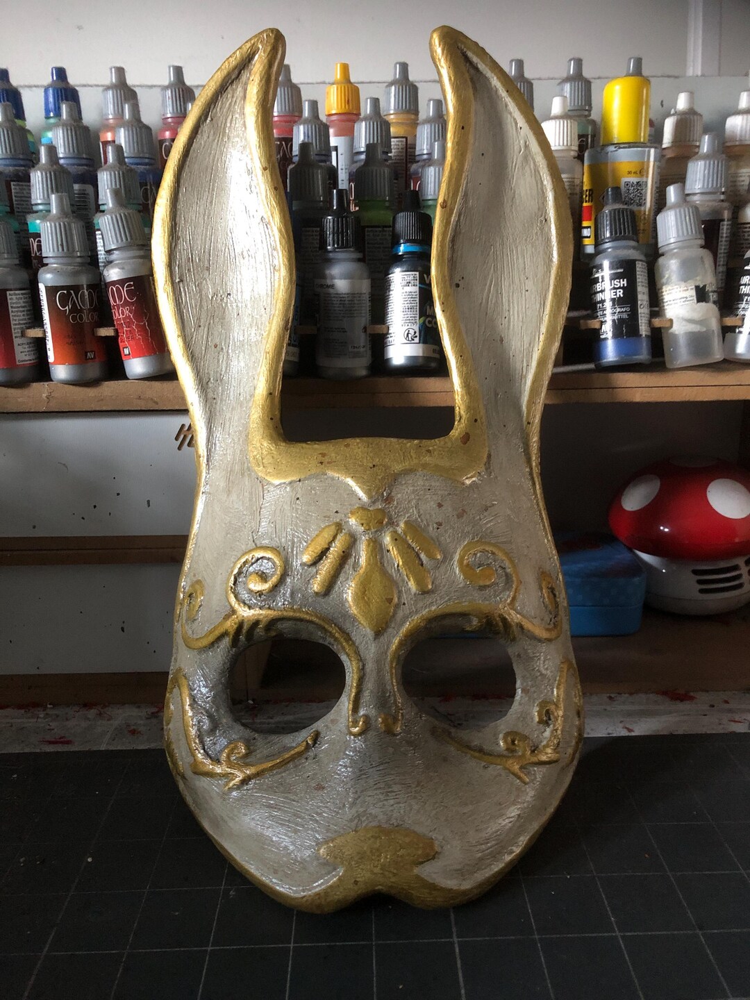 Splicer Bunny Bioshock Hand Painted Mask Helmet Gaming Prop Cosplay - Etsy