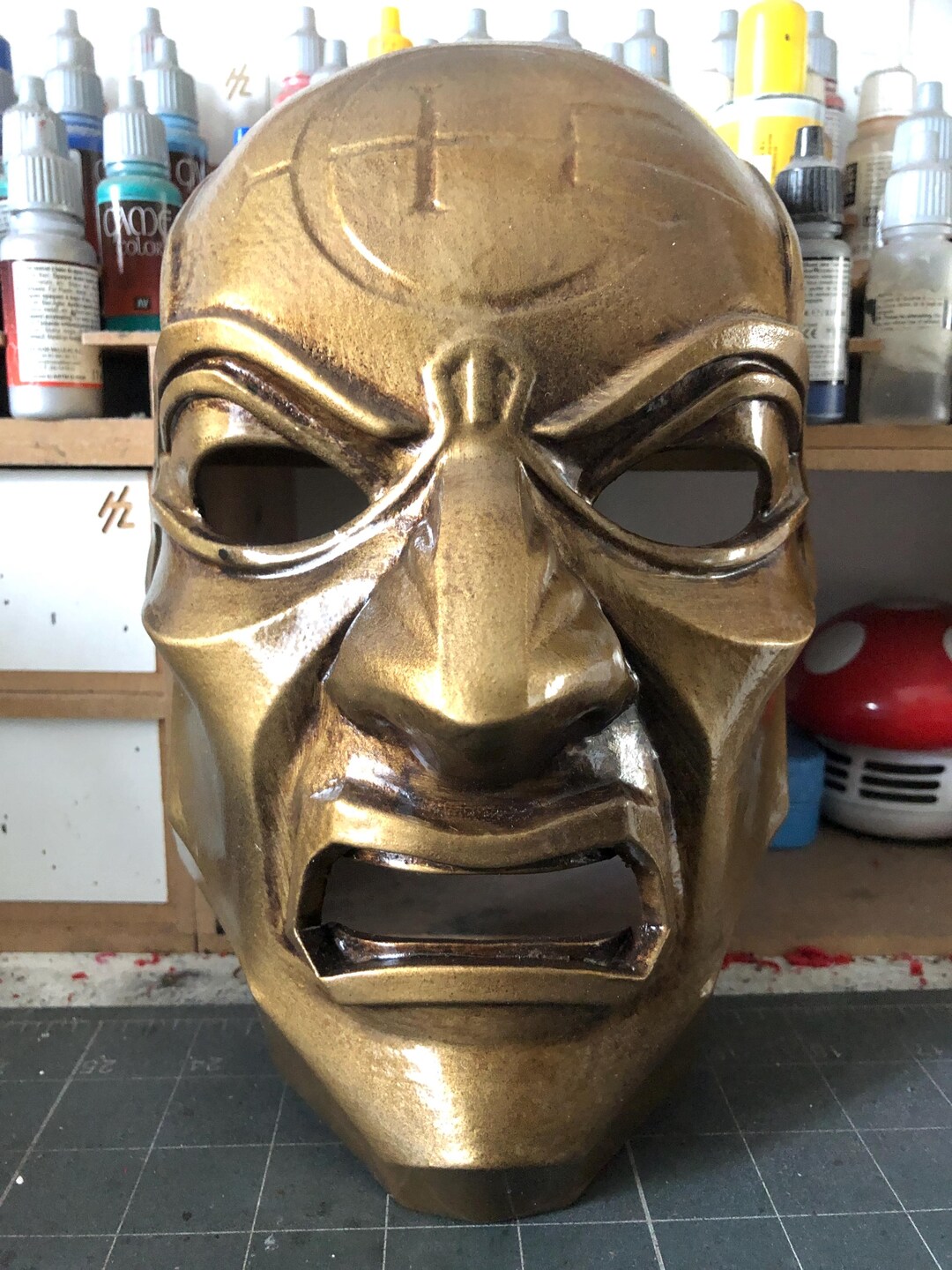 Dishonored Overseer Prop Cosplay Mask Helmet Display Prop Piece - Etsy