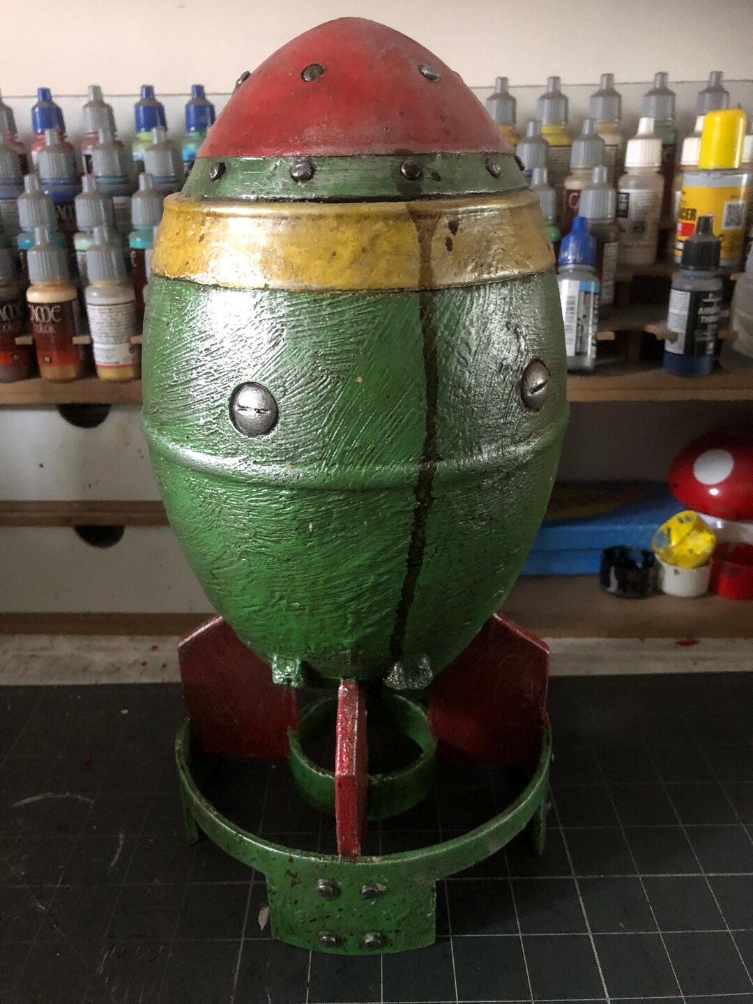 Fallout Mini Nuke Hand Painted 3D Printed Prop Cosplay - Etsy