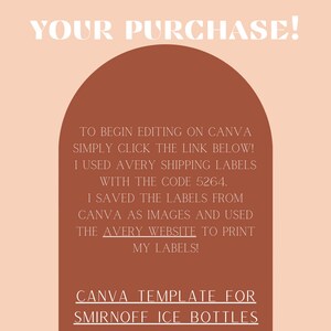 Bridesmaid Proposal, Smirnoff Ice - Editable Canva Labels - Etsy