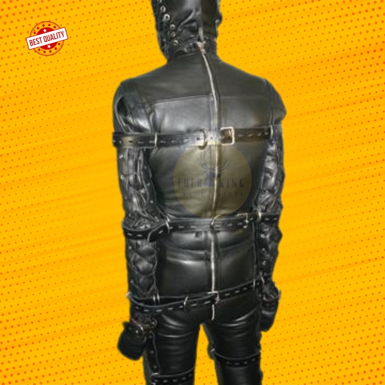 Heavy Duty BDSM Bondage Inescapable Leather Daddy Gimp Suit - Etsy UK