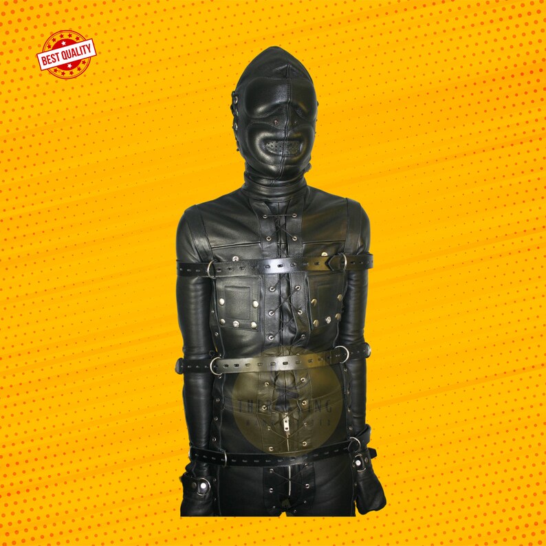 Heavy Duty BDSM Bondage Inescapable Leather Daddy Gimp Suit - Etsy