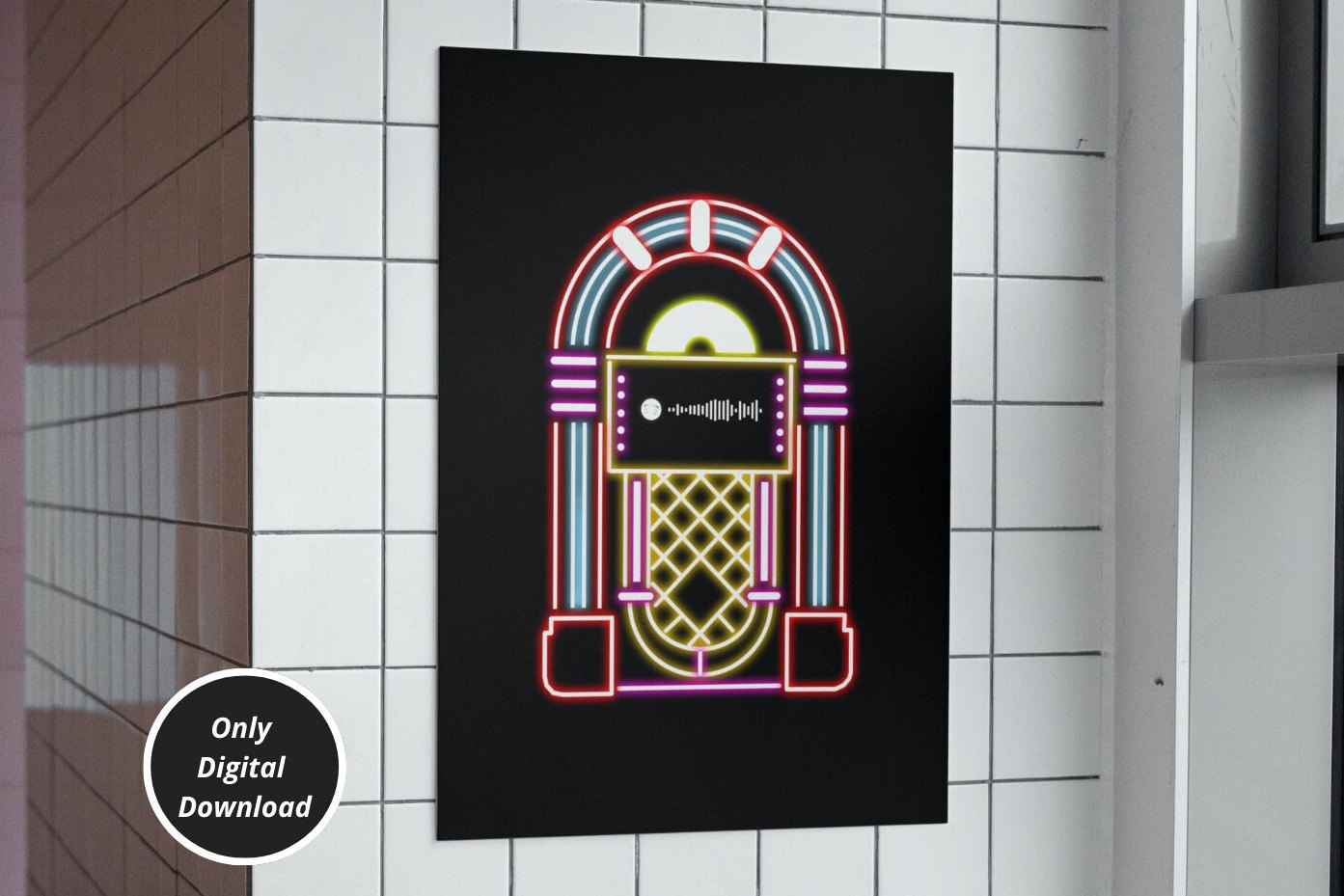 Personalized Poster for Download, Juke Box Poster, Song Code Poster ...