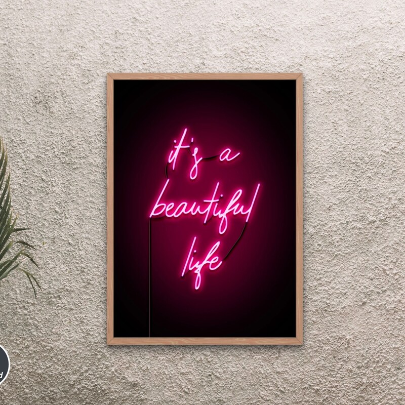 Neon Wall Art - Etsy