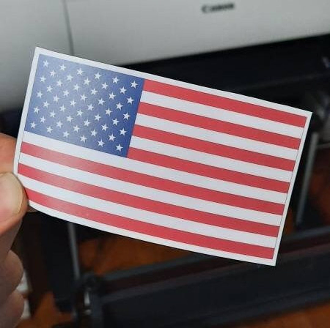 American Flag Sticker Die Cut Bumper Stickers Window Decals - Etsy