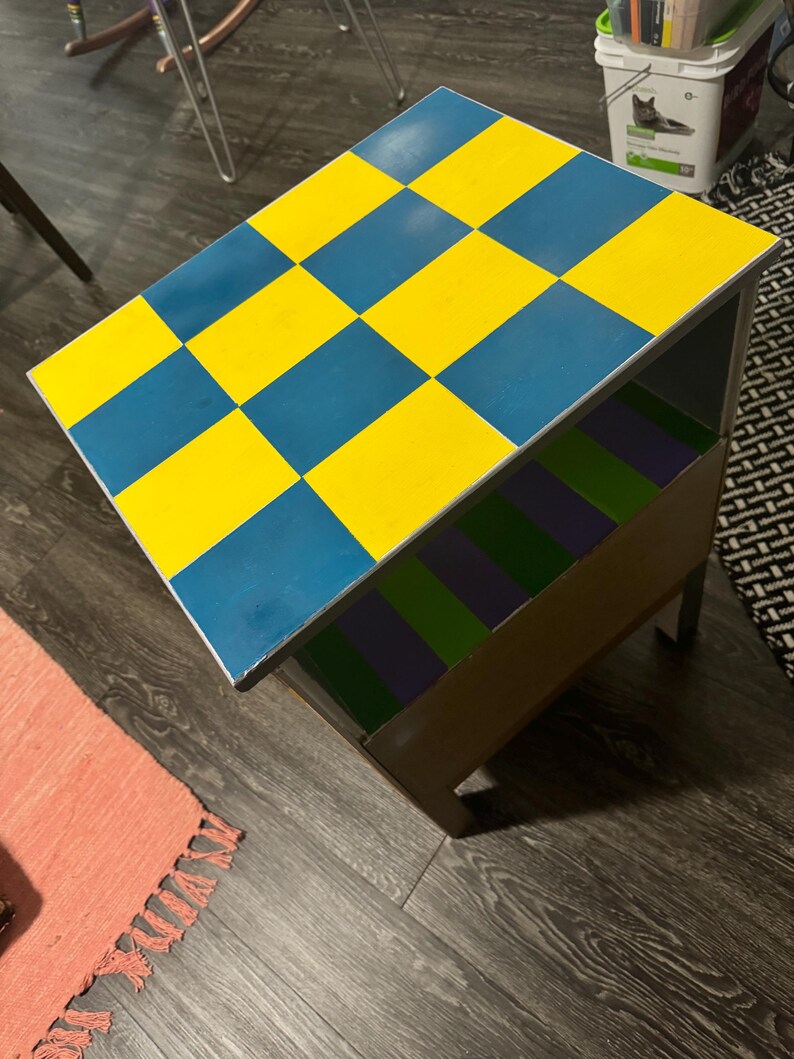 Whimsical Hand Painted Nightstand - Etsy