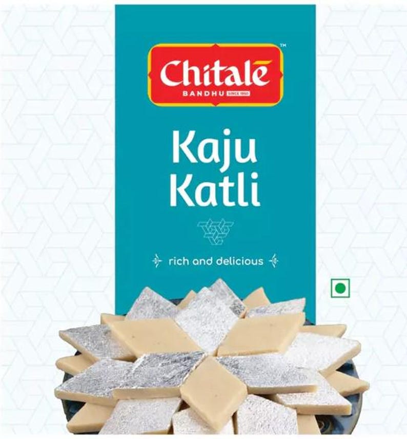 Chitale Bandhu Fresh Kaju Katali - Etsy