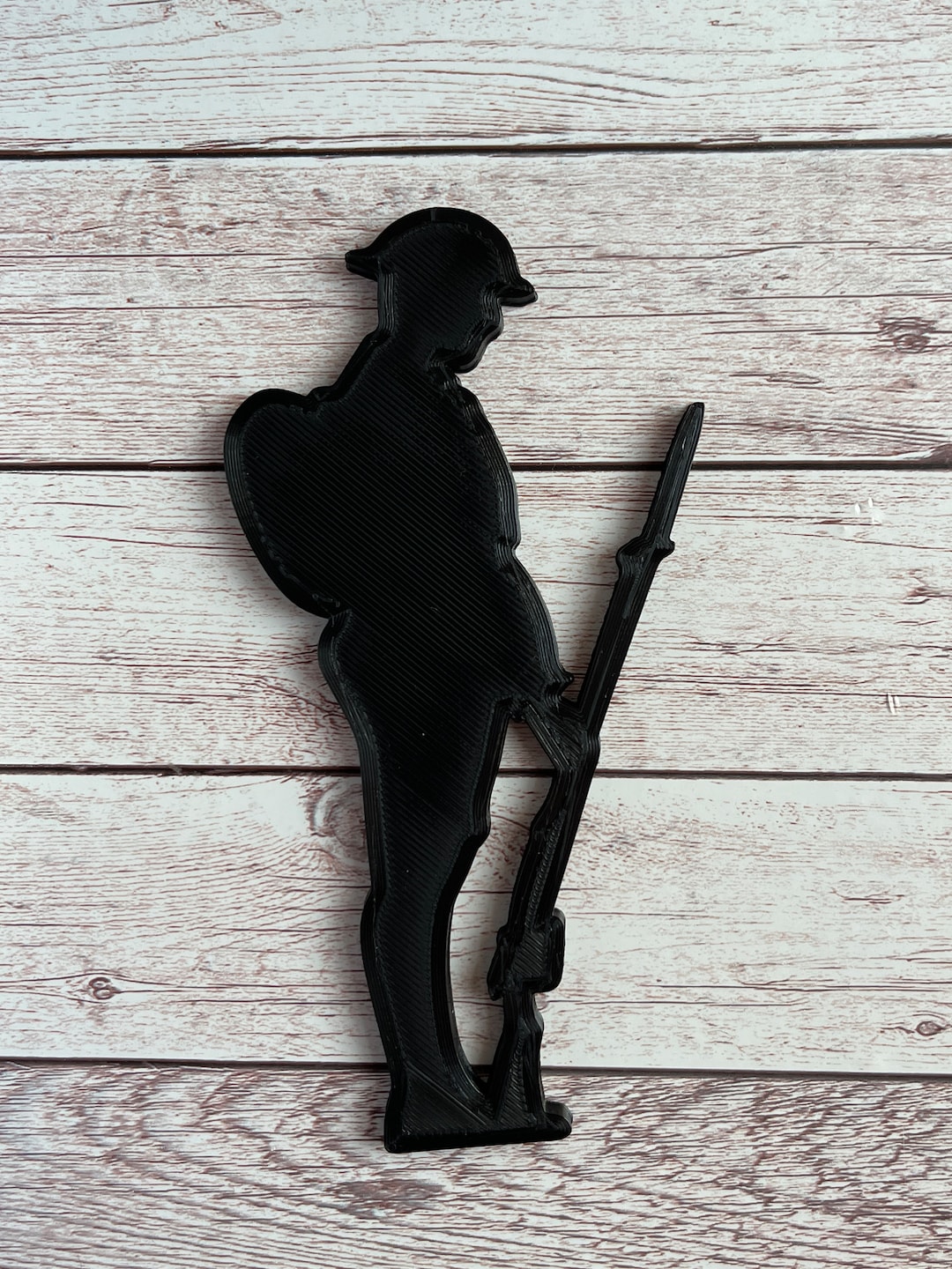3D Printed Soldier Silhouette, Soldier Decoration, Soldier Silhouette ...