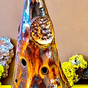Ceramic Luminary, Fairy Teepee Tree, Whimsical Yin and Yang Tree ...