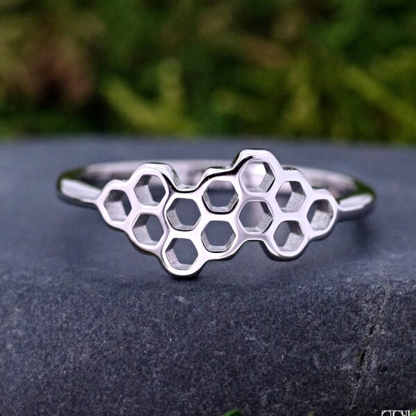 Honeycomb Ring - Etsy