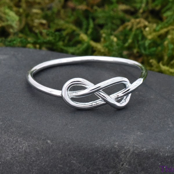Figure 8 Knot Ring - Etsy