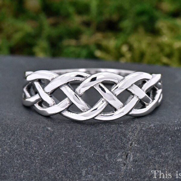 Celtic Knot Ring - Etsy