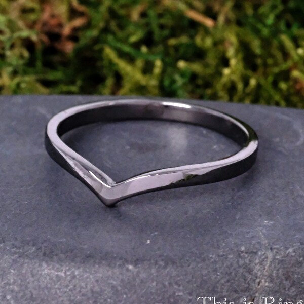 V Shape Ring - Etsy