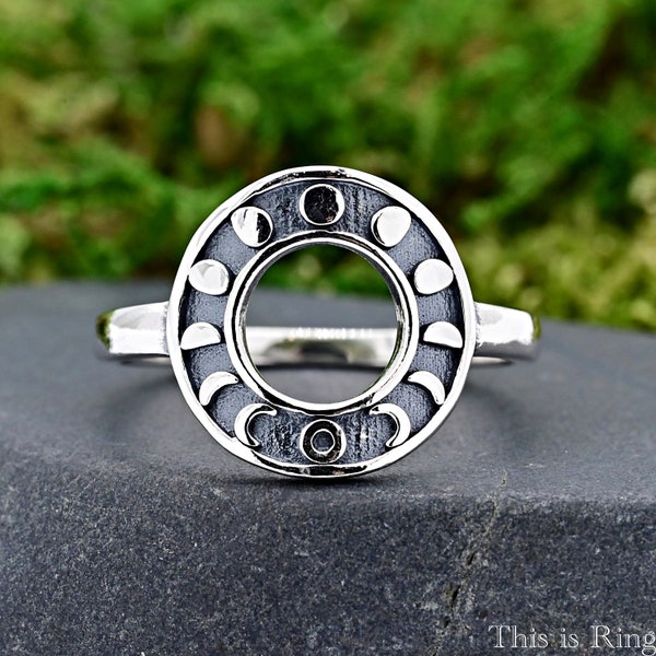 Moon Phase Ring - Etsy