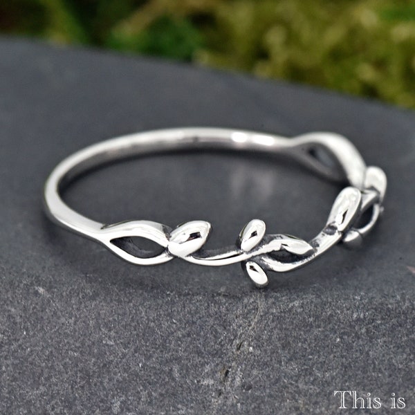 Vine Leaf Ring - Etsy