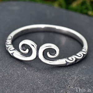 Unique Sun Wukong Headband Oxidized Side Sterling Silver Ring Monkey ...