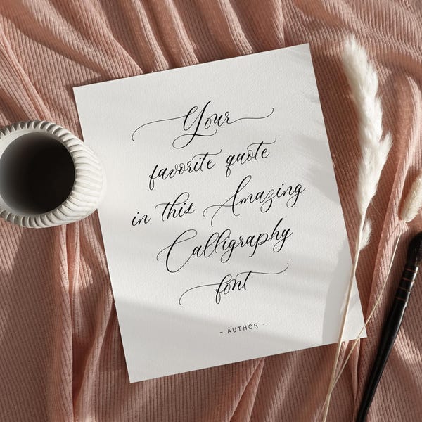 Calligraphy - Etsy