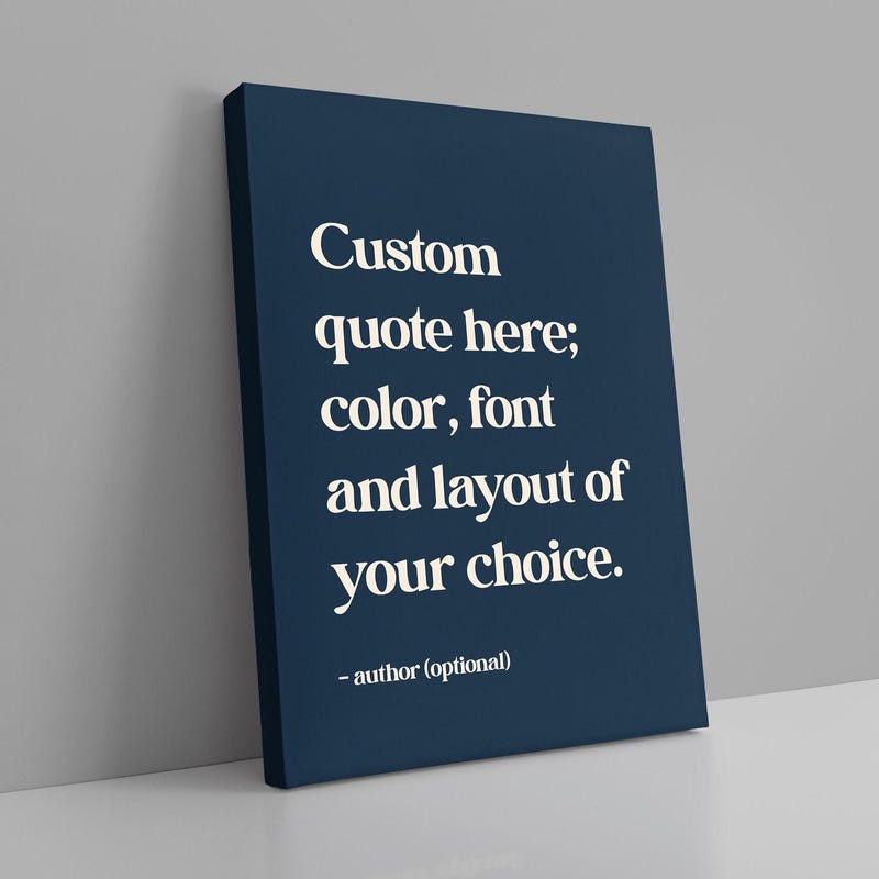 Custom Quote Frame - Etsy