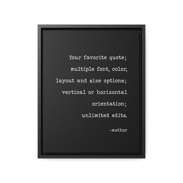 Custom Quote Print - Etsy