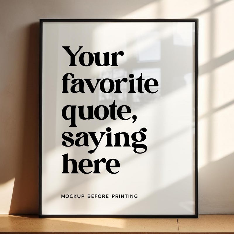 Custom Quote Frame - Etsy
