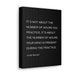 Custom Quote Print on Top-quality Canvas Gallery Wrap. Made With Finely ...