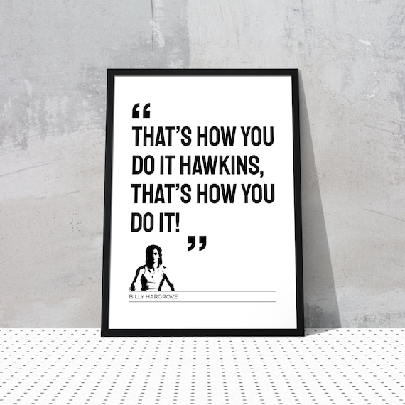 Stranger Things Minimalistic Wall Print Wall Art - Etsy