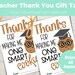 Teacher Thank You Gift Tags | Thanks for Making Me One Smart Cookie ...