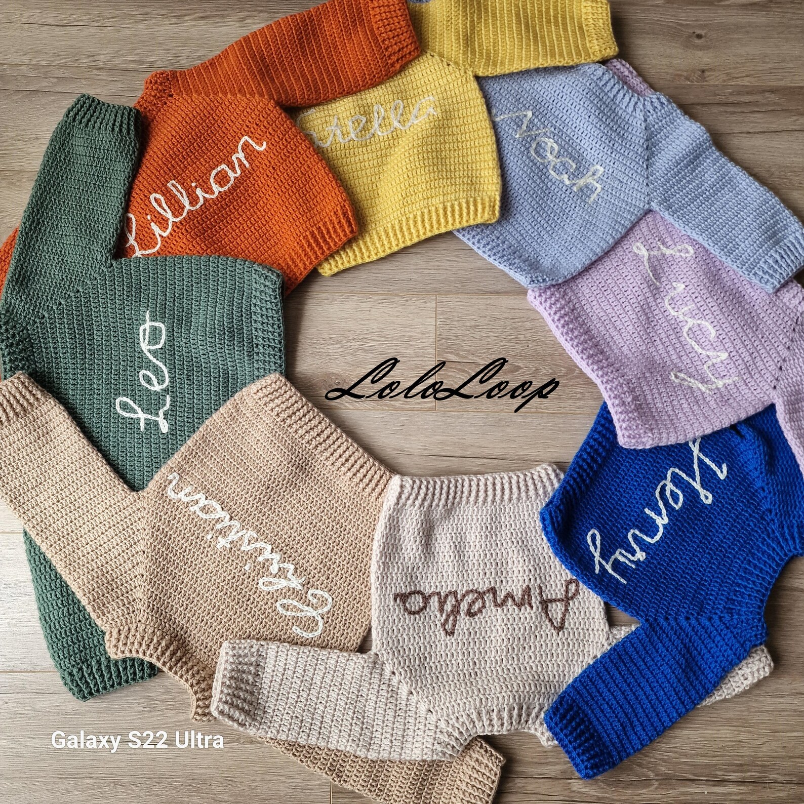 Baby Name Sweater-kids Name-newborn Embroidered Knit Sweater-knit Baby ...