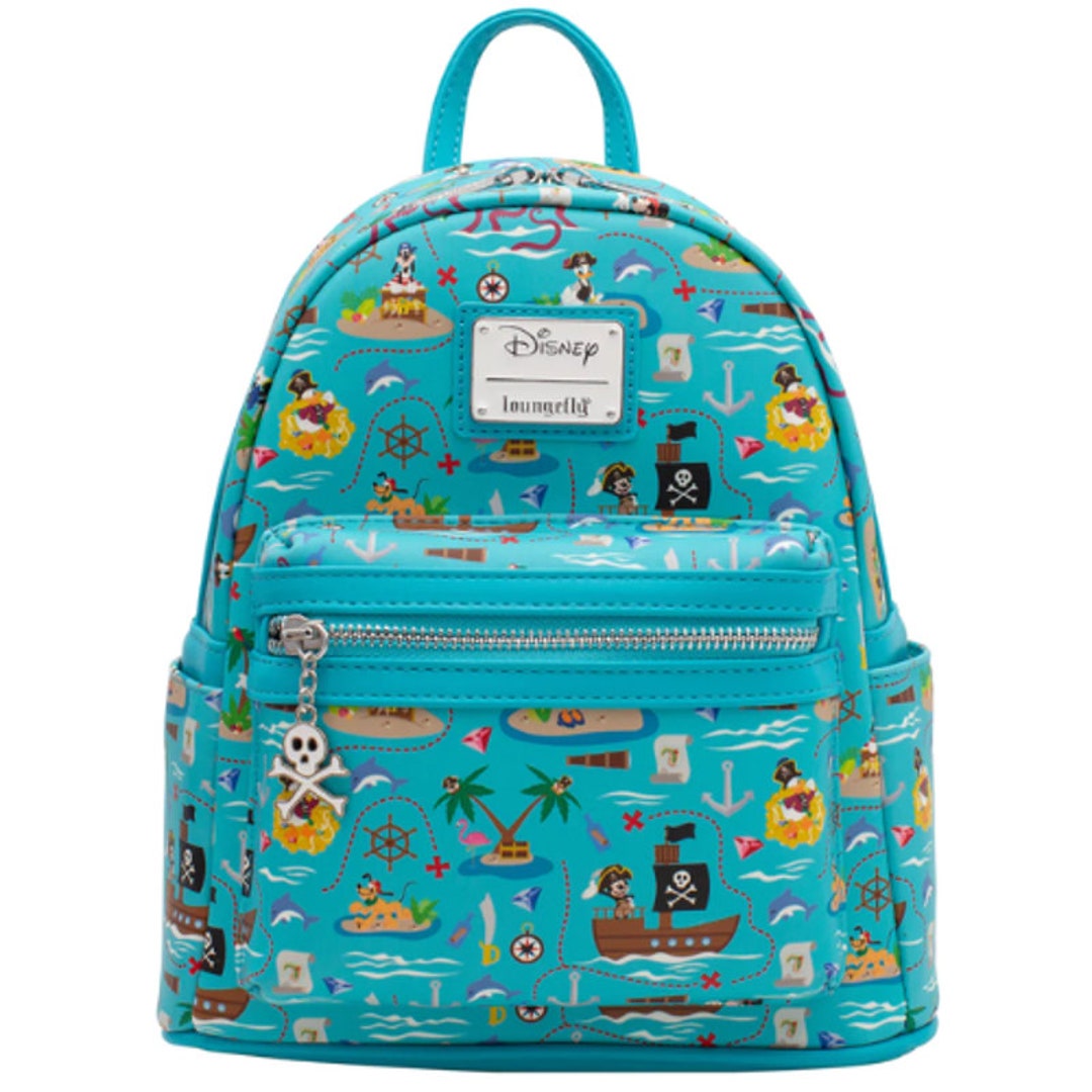 Loungefly Mickey Mouse Blue Pirates Backpack NEW - Etsy