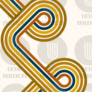 Retro Line Graphic Pattern (illustrator, SVG, PNG ) - Etsy