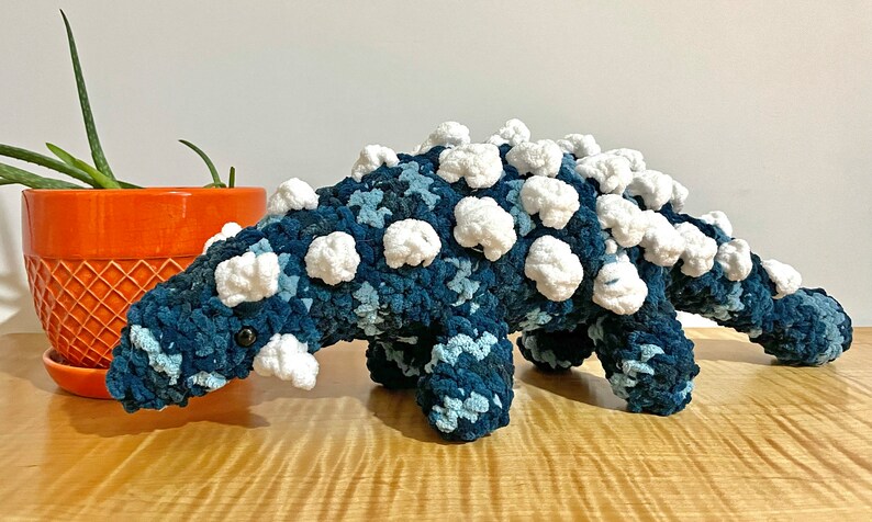 Handmade Ankylosaurus Dinosaur Amigurumi - Etsy