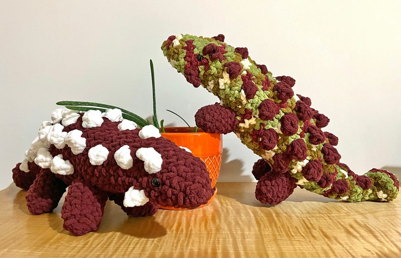Handmade Ankylosaurus Dinosaur Amigurumi - Etsy
